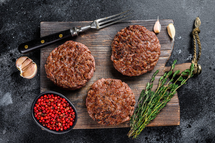 1/4 lb Hamburger Patty (4-Pack) – FarmTable Meat Co